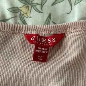Guess | Tops | Light Pink Top Guess Button Top Super Cute | Poshmark